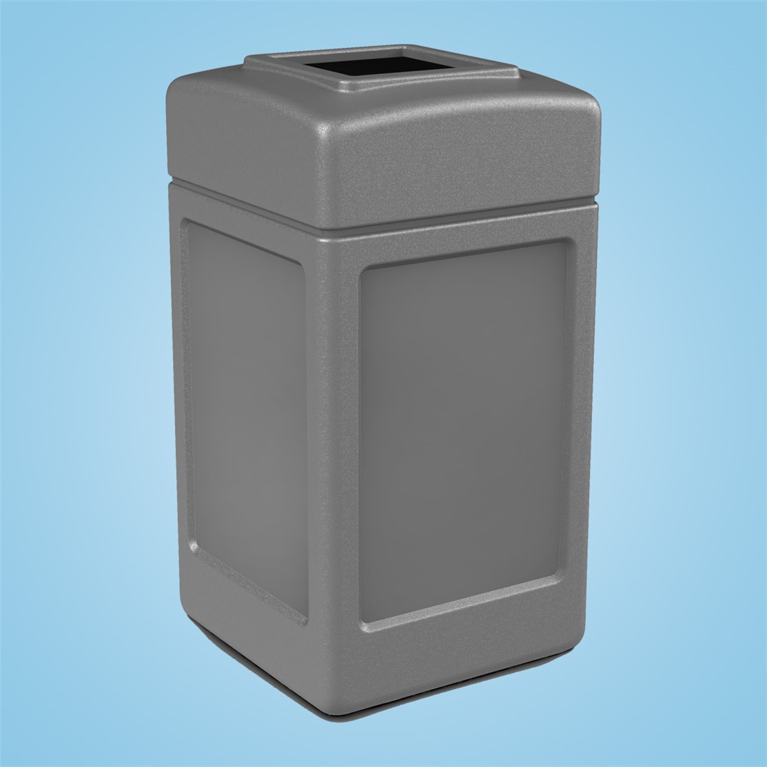 42 Gal. Square Trash Unit | Cstore1