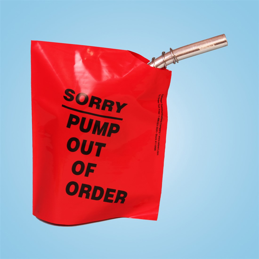 Gas Pump Out of Order Bag Nozzle Hood - Red | Cstore1