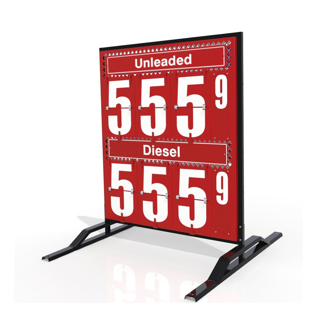 Fuel Price Flip Sign - Ground Stand | Cstore1
