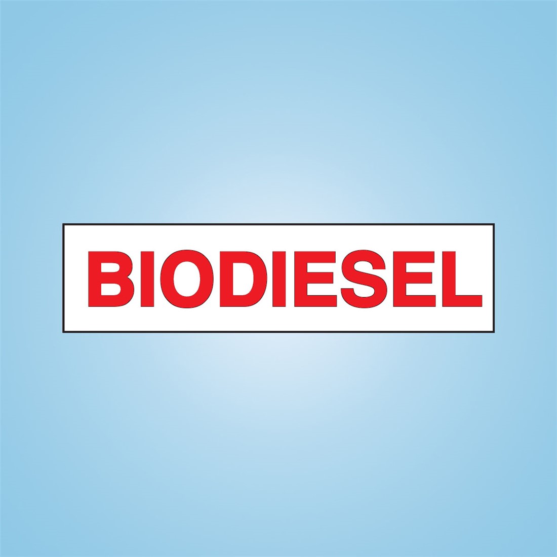 12" x 3" Pump ID Decal - BIODIESEL | Cstore1