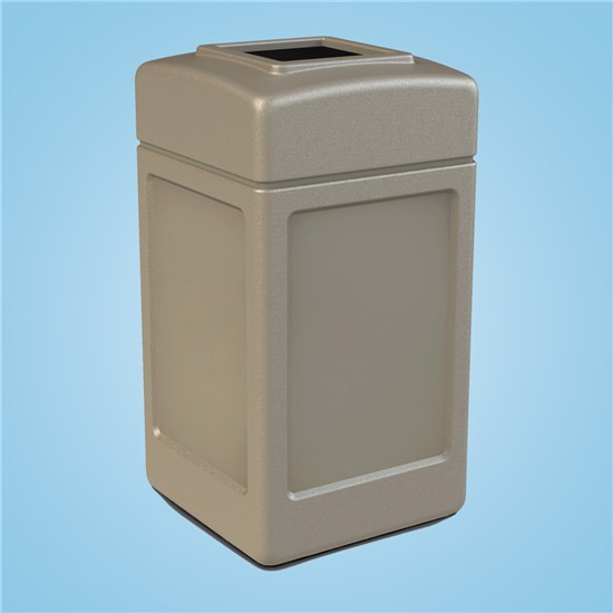 42 Gal. Square Trash Unit | Cstore1