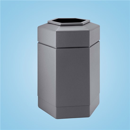 30 Gal. Hex Trash Unit | Cstore1